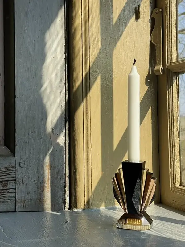 REFLECTIONS COPENHAGEN Brooklyn Candle Holder - Brown