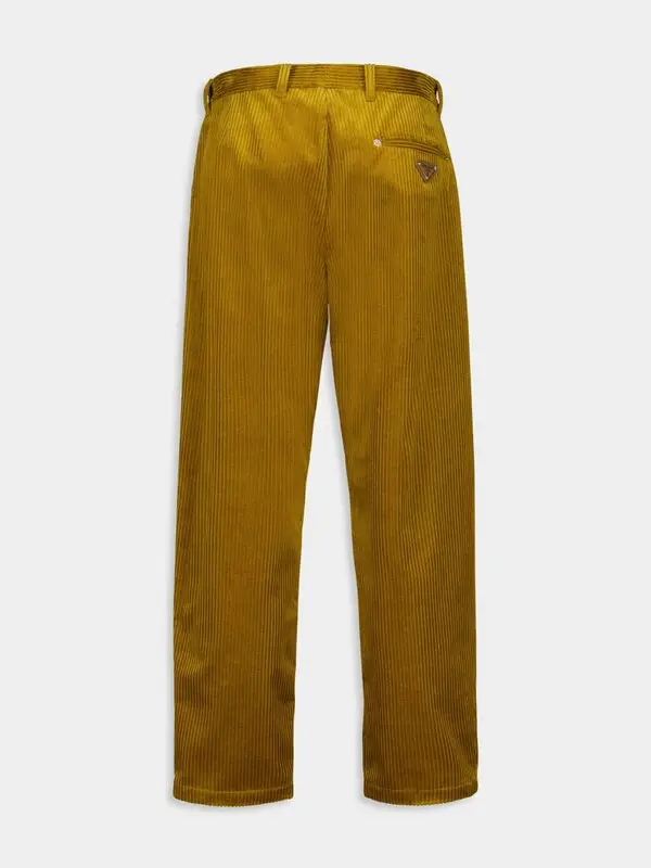 Prada Pinwale Corduroy Carrot-fit Trousers