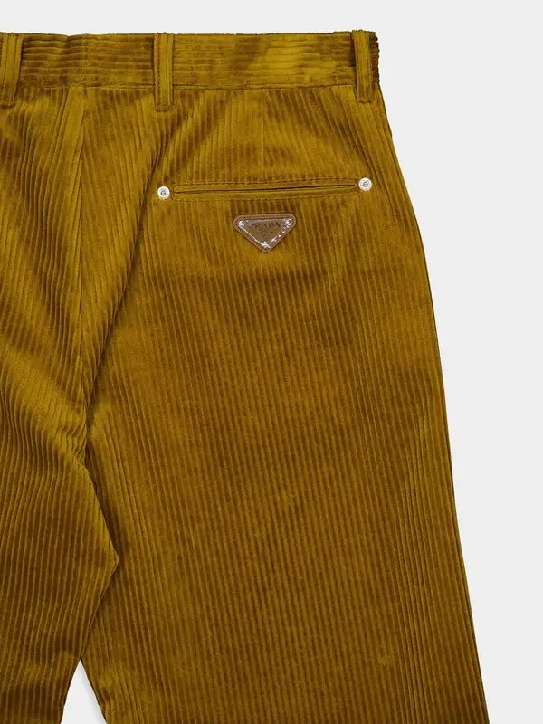 Prada Pinwale Corduroy Carrot-fit Trousers