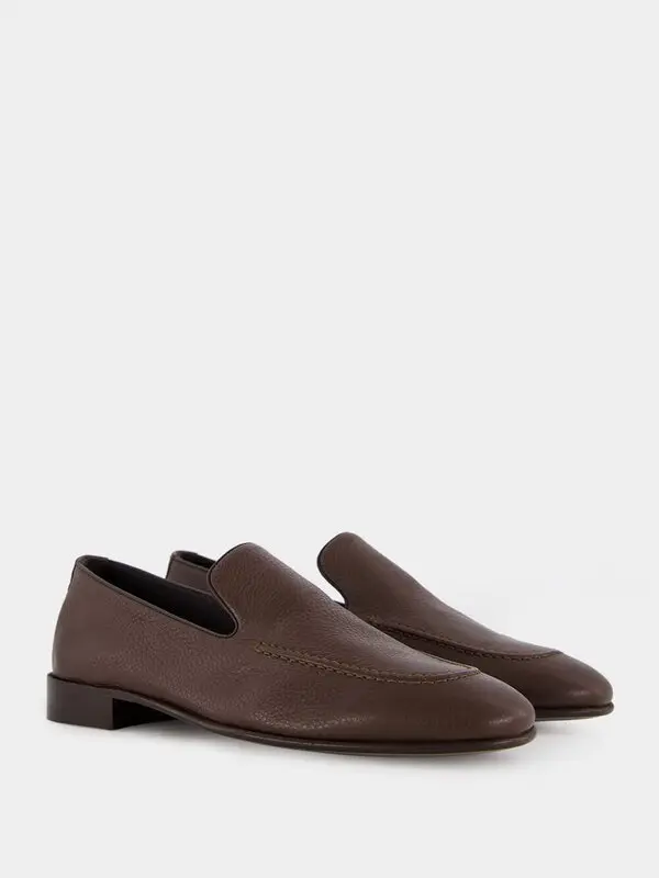 Manolo Blahnik Truro Calf Leather Loafers
