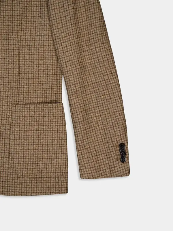 Boglioli Classic Fit Virgin Wool Blazer - Brown