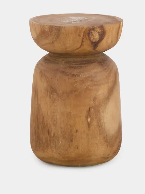 BAZAR BIZAR Anthia Suar Wood Stool - Brown