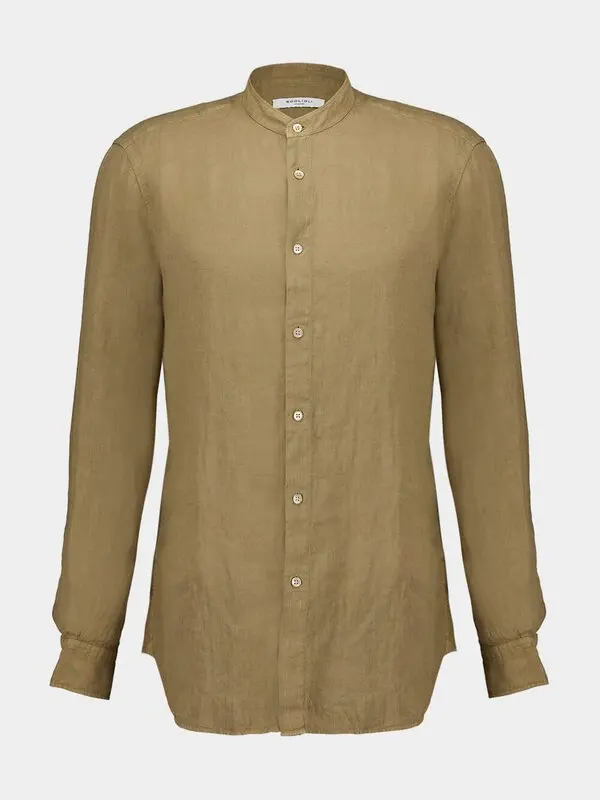 Boglioli Garment-dyed Linen Shirt