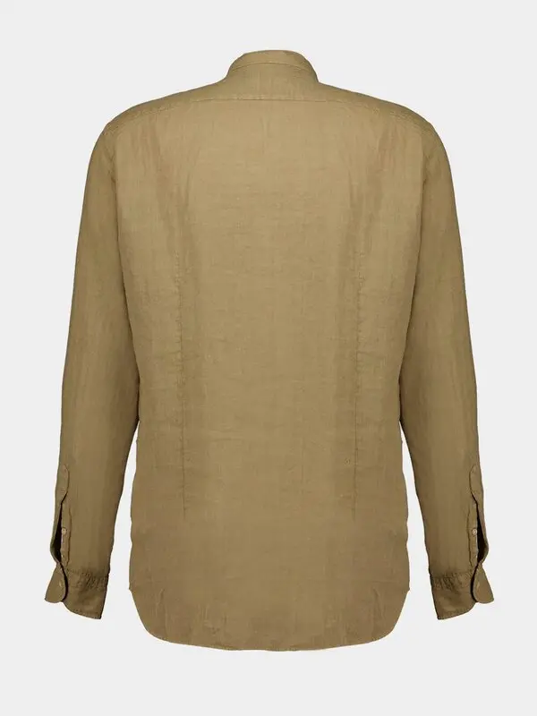 Boglioli Garment-dyed Linen Shirt