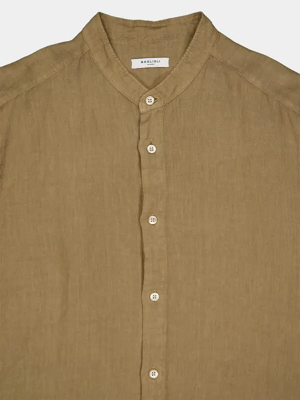 Boglioli Garment-dyed Linen Shirt