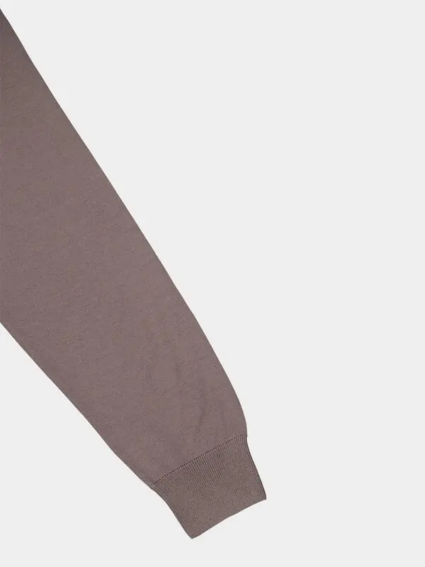 PIACENZA CASHMERE 1733 Virgin Wool Crew Neck Sweater - Brown