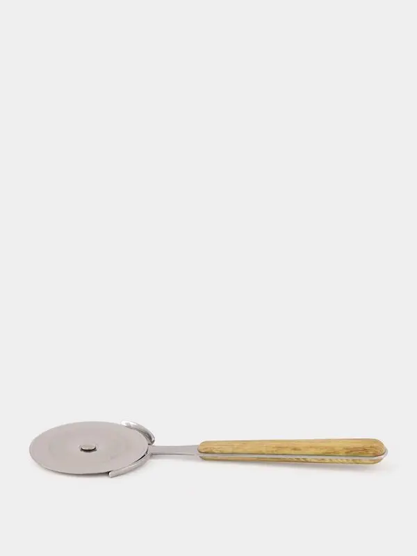 NEVA Pine Handle Pizza Cutter Wheel