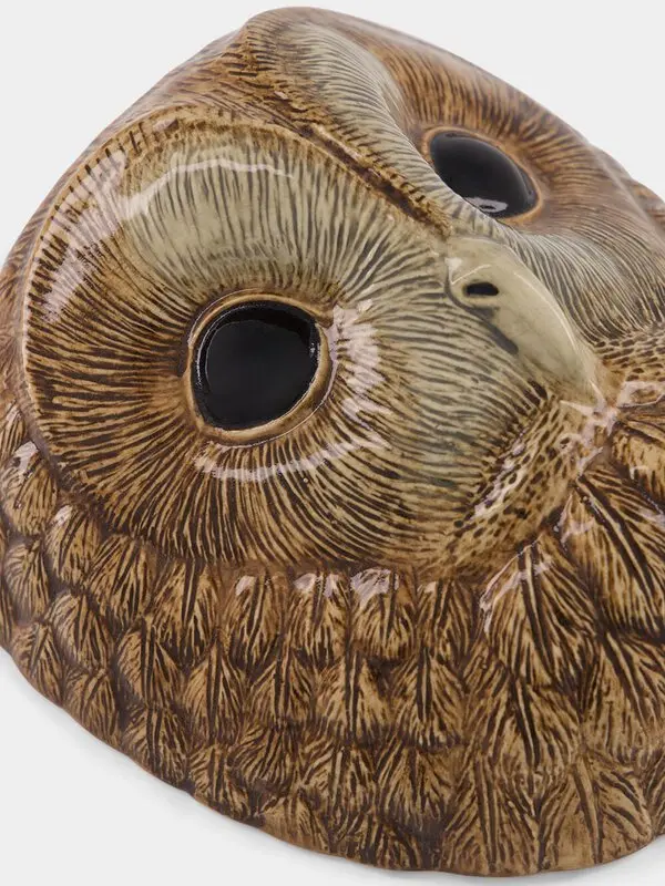 QUAIL CERAMICS Tawny Owl Flower Wall Vase