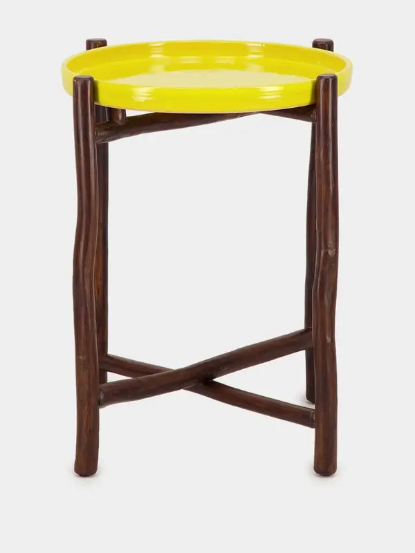 TINJA Mida High Wood Table - Brown