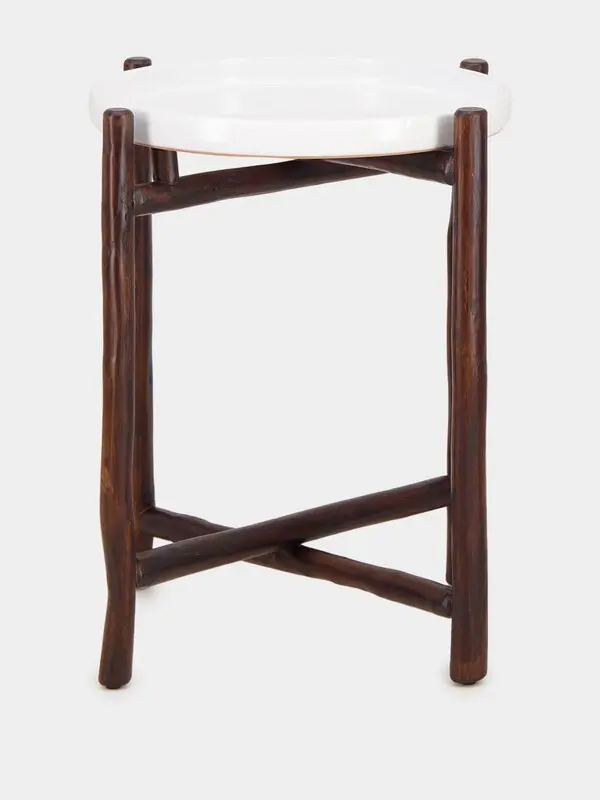 TINJA Mida High Wood Table - Brown