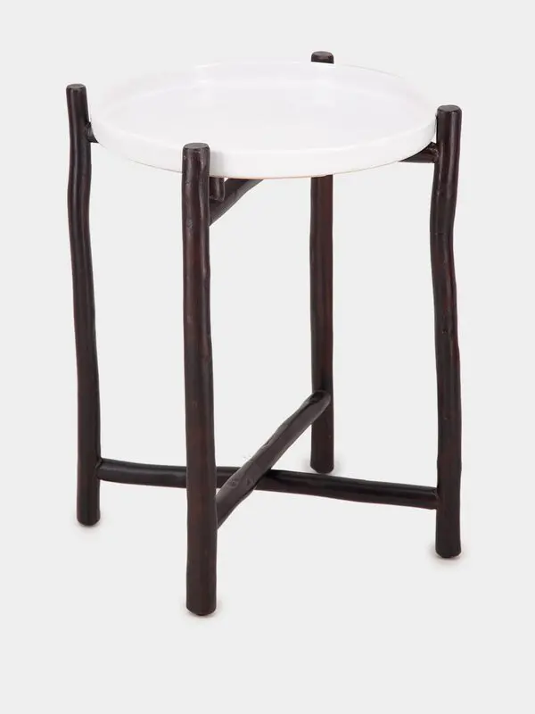 TINJA Mida High Dark Wood Table