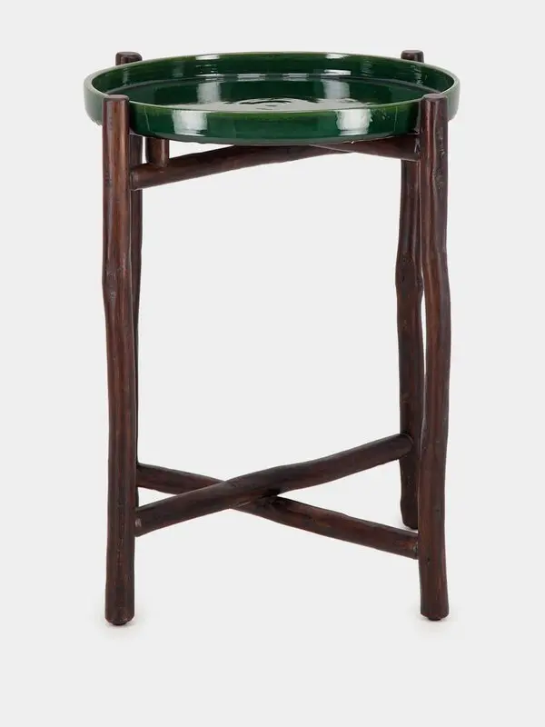 TINJA Mida High Wood Table - Brown