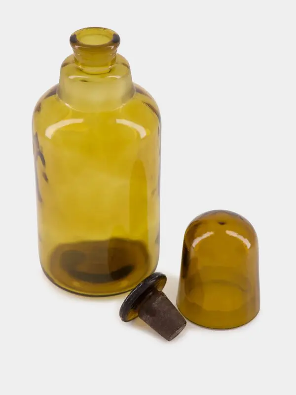 ALL ORIGINE Amber Glass Apothecary Bottle