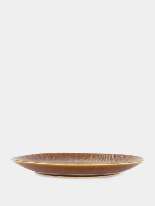 HOUSE OF CAPRICORN Jacaré Ceramic Dessert Plate