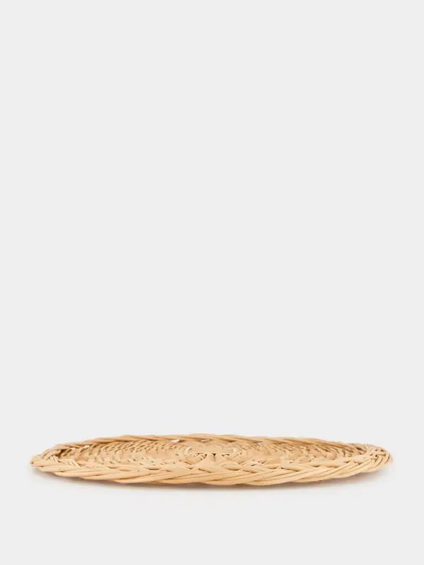 HOUSE OF CAPRICORN Vitória Wicker Charger