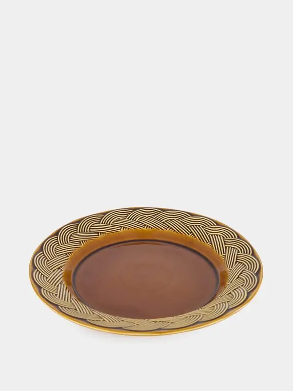 HOUSE OF CAPRICORN Vime Ceramic Dinner Plate By
