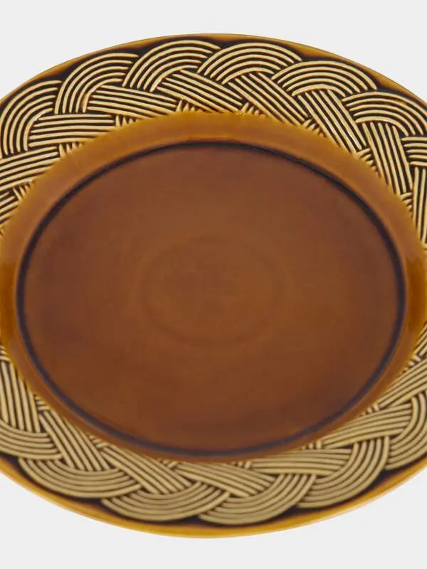 HOUSE OF CAPRICORN Vime Ceramic Dinner Plate By