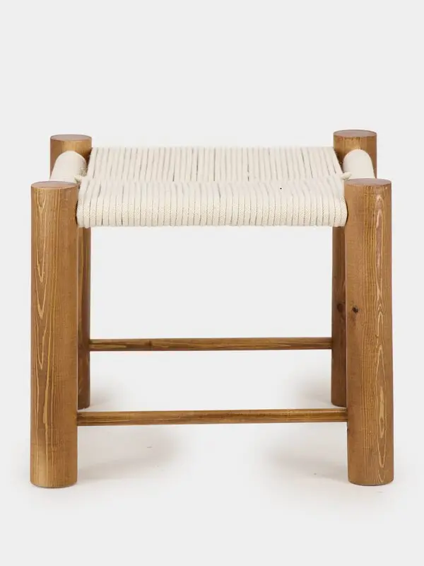 HONORÉ Wooden Stool Carlo