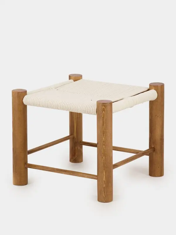 HONORÉ Wooden Stool Carlo