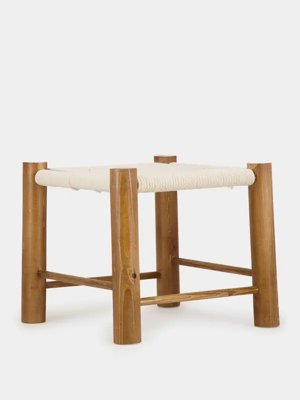 HONORÉ Wooden Stool Carlo
