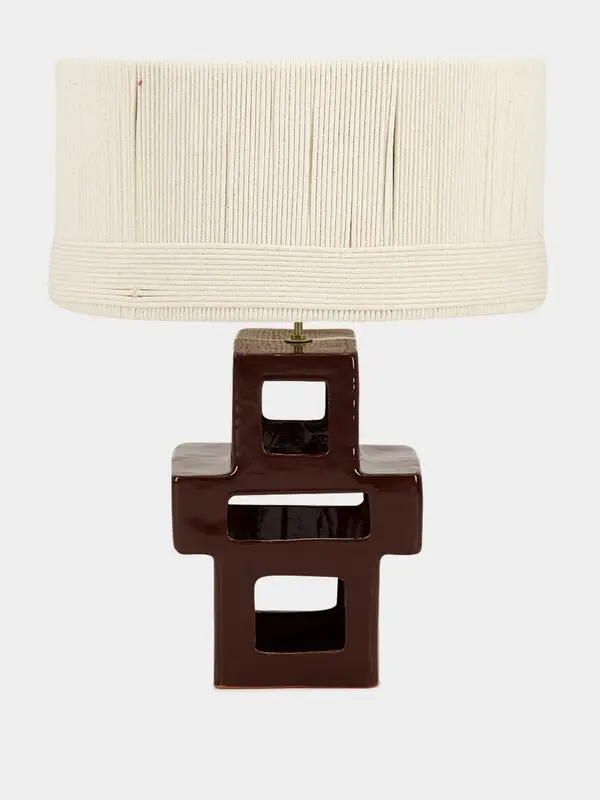 HONORÉ Dark Eros Table Lamp - Brown