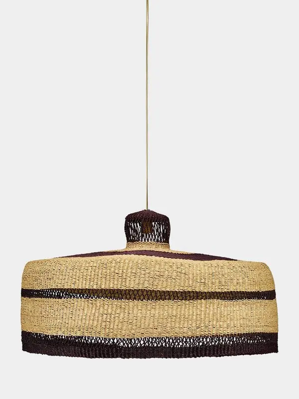 GOLDEN EDITIONS Handwoven Pendant Light Xl - Brown