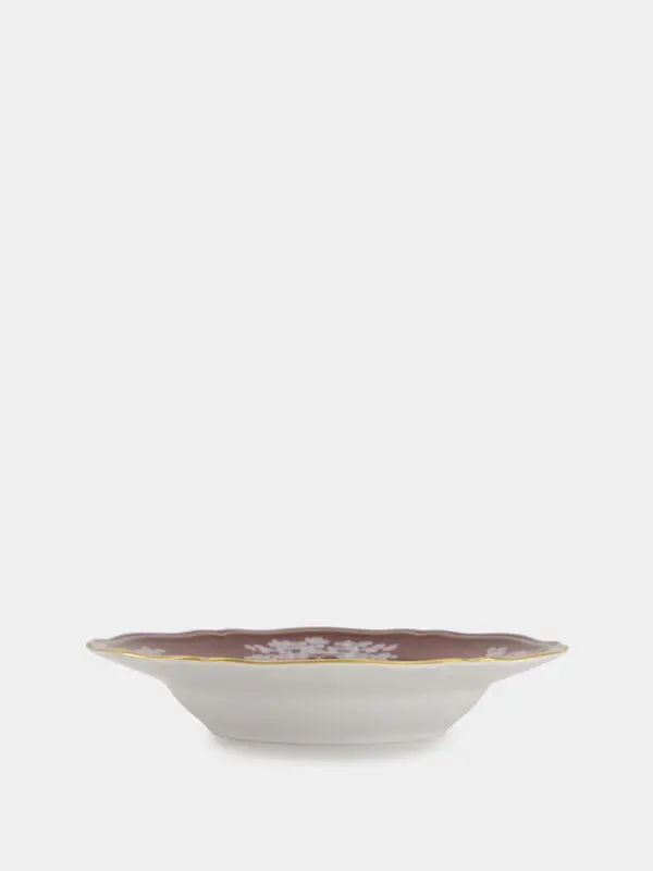 GINORI 1735 Oriente Italiano Castagna Soup Plate