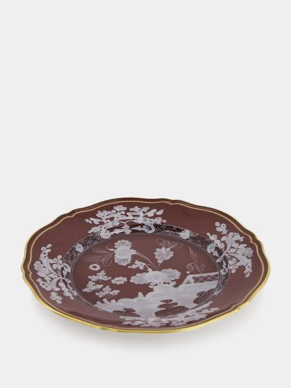GINORI 1735 Oriente Italiano Castagna Flat Plate