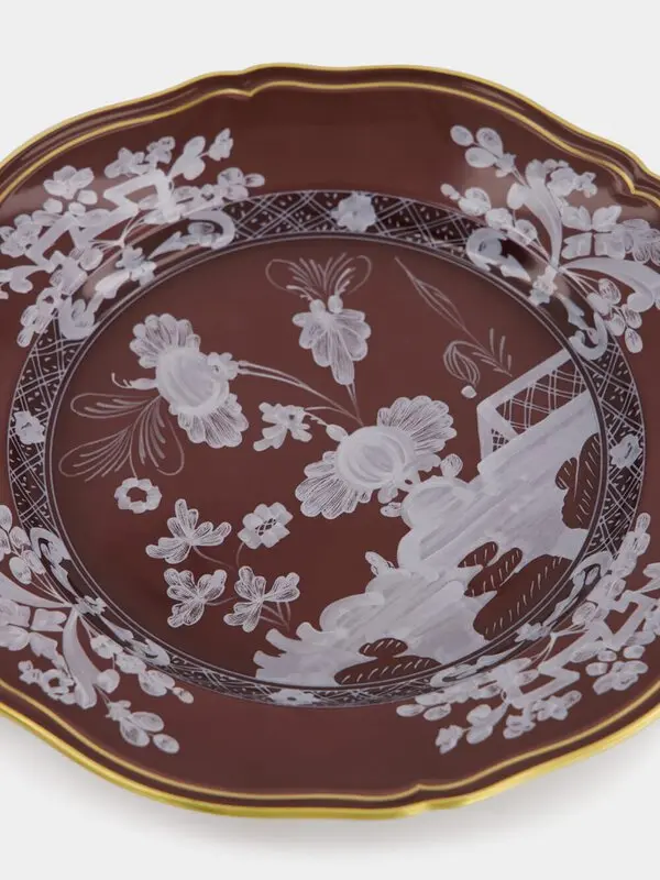 GINORI 1735 Oriente Italiano Castagna Flat Plate