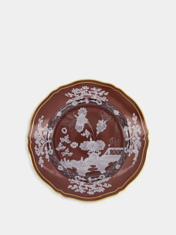 GINORI 1735 Oriente Italiano Dessert Plate - Brown