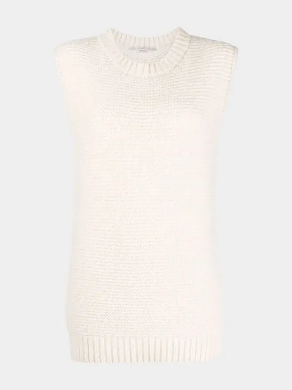 Stella McCartney Knitted Sleeveless Jumper - Cream