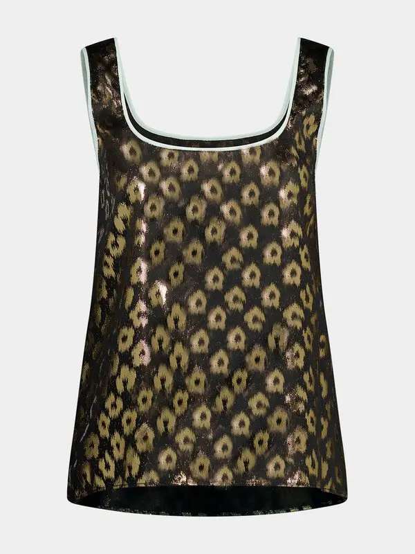 La DoubleJ Silk Strap Top - Brown