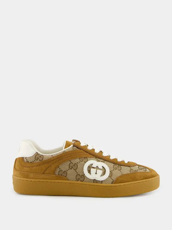 Gucci Suede Sneaker - Brown