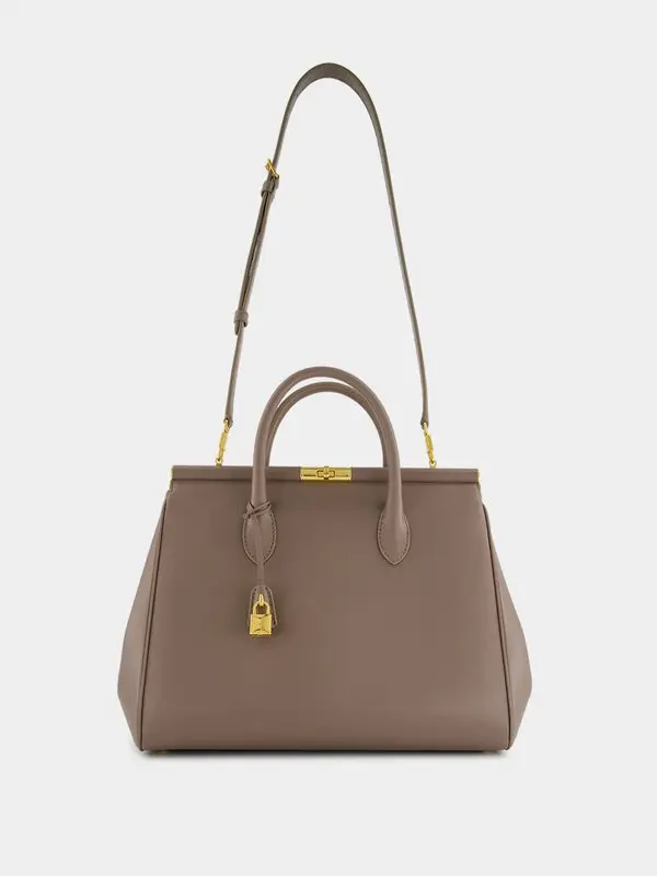 Dolce & Gabbana Marlene Top Handle Bag - Brown