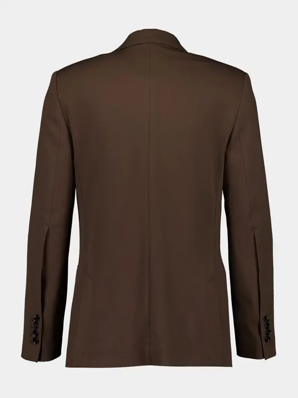 AMI Paris Wool Gabardine Semi-lined Jacket