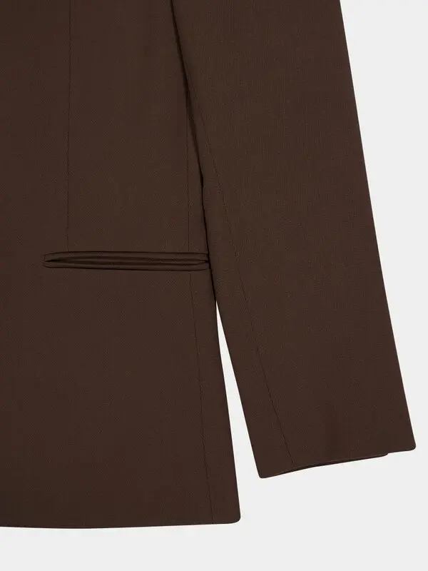 AMI Paris Wool Gabardine Semi-lined Jacket
