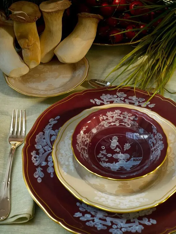 GINORI 1735 Oriente Italiano Castagna Porcelain Bowl - Brown