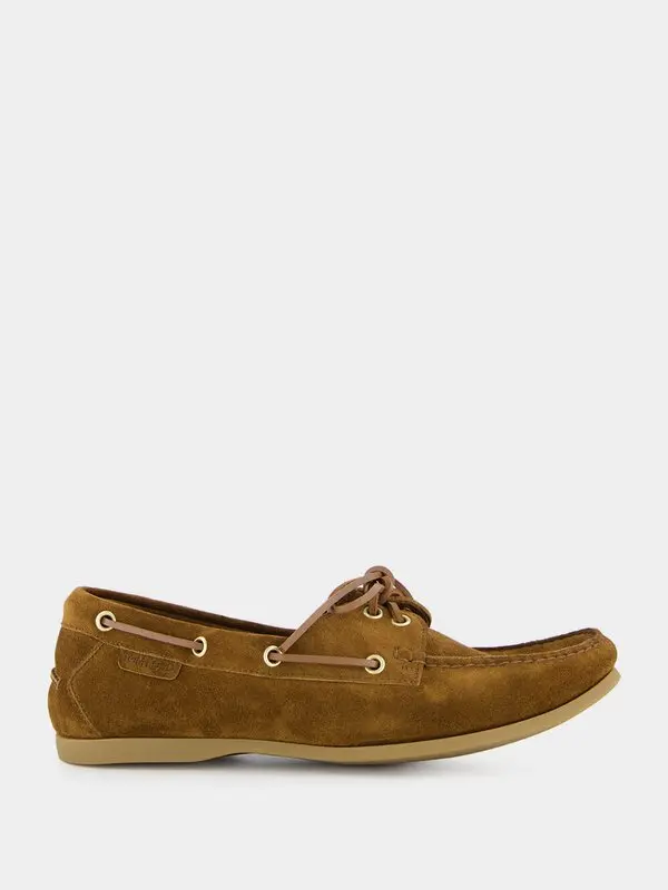 TOM FORD Tobacco Robin Suede Loafers - Brown