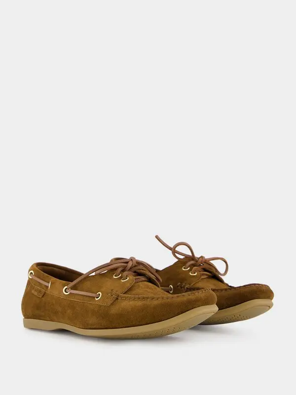 TOM FORD Tobacco Robin Suede Loafers - Brown