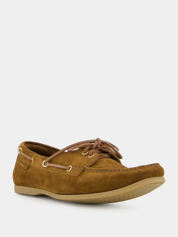 TOM FORD Tobacco Robin Suede Loafers - Brown