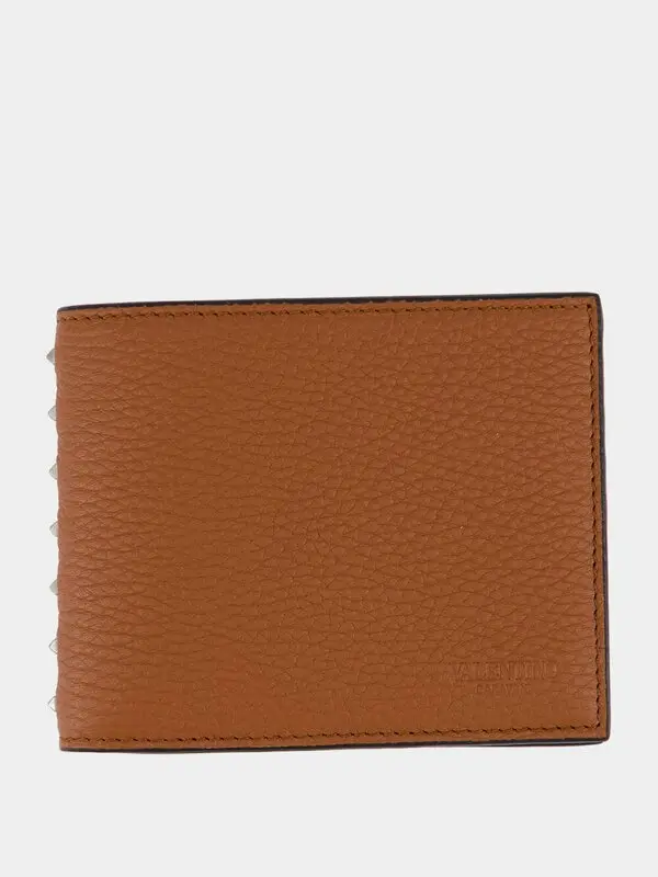 Valentino Garavani Saddle Rockstud Wallet - Brown