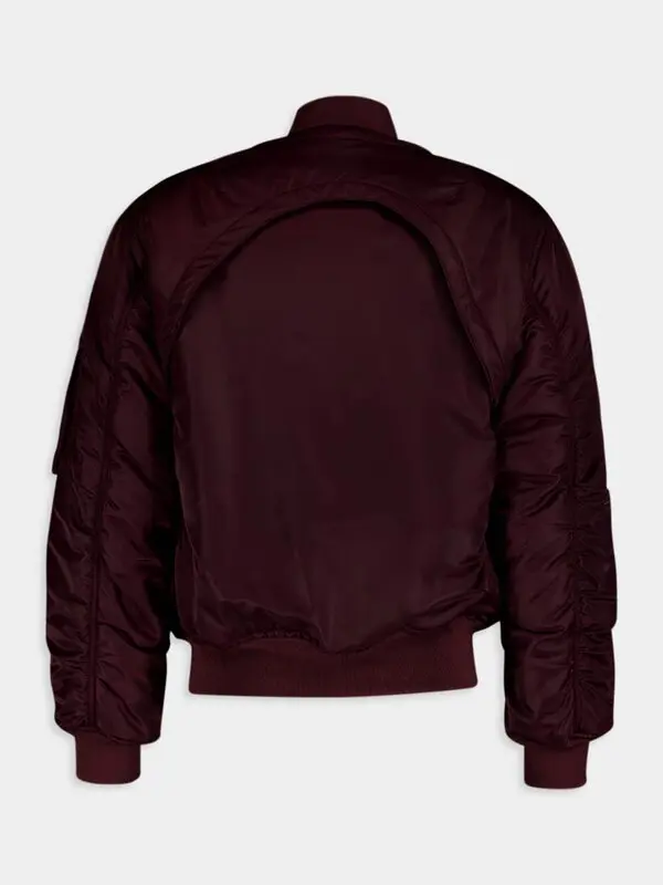 Alexander McQueen Detachable Sleeve Bomber Jacket
