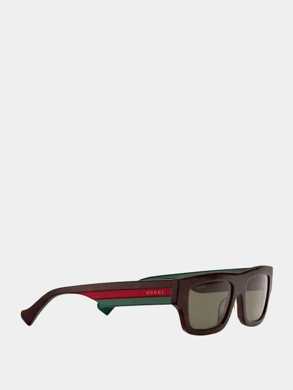 Gucci 1301 Rectangular Sunglasses