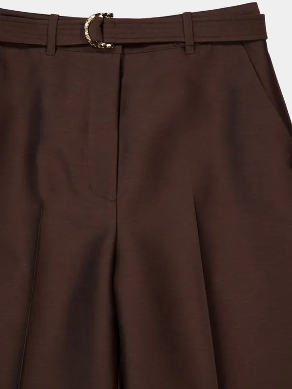 Zimmermann Illuminate Straight-fit Wool Trousers