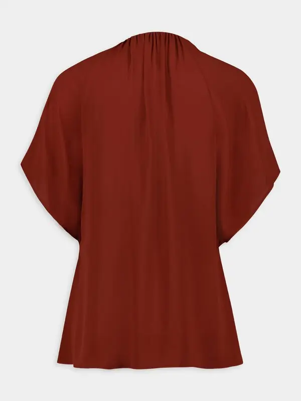 Zeus+dione Cape-effect Blouse