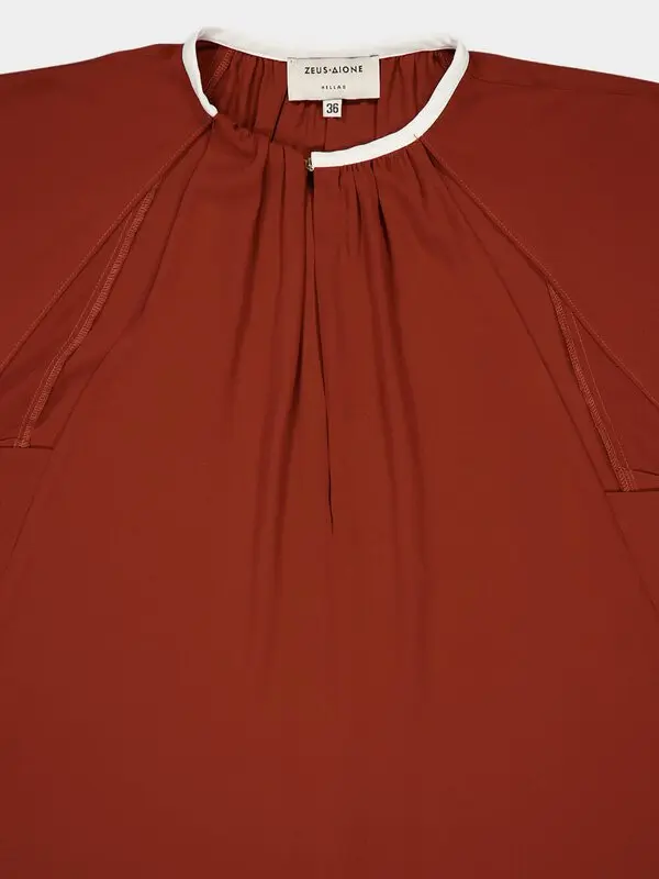 Zeus+dione Cape-effect Blouse