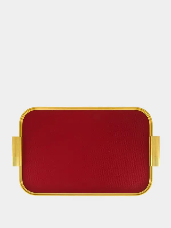 KAYMET Diamond Lap Tray - Burgundy