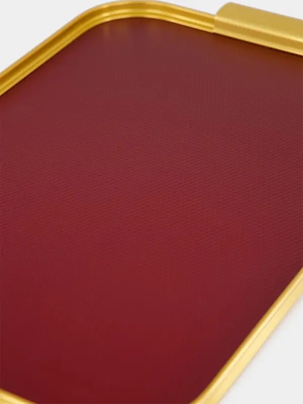 KAYMET Diamond Lap Tray - Burgundy