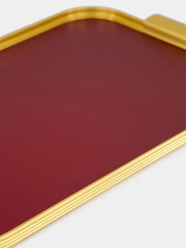 KAYMET Diamond Lap Tray - Burgundy