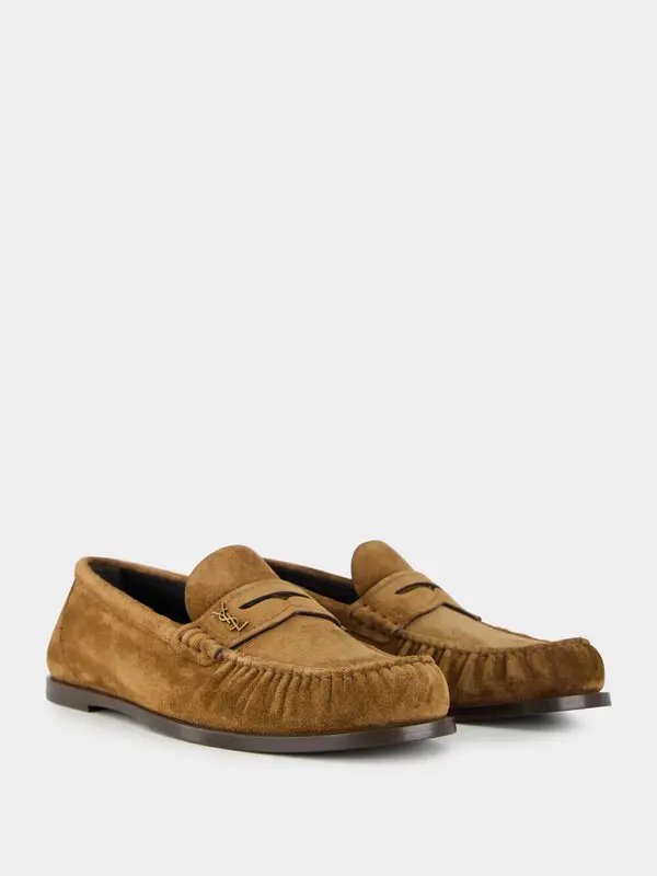 Saint Laurent Laurent Suede Loafers